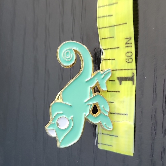 Disney | Jewelry | Disney Tangled Rapunzels Pascal Enamel Pin | Poshmark